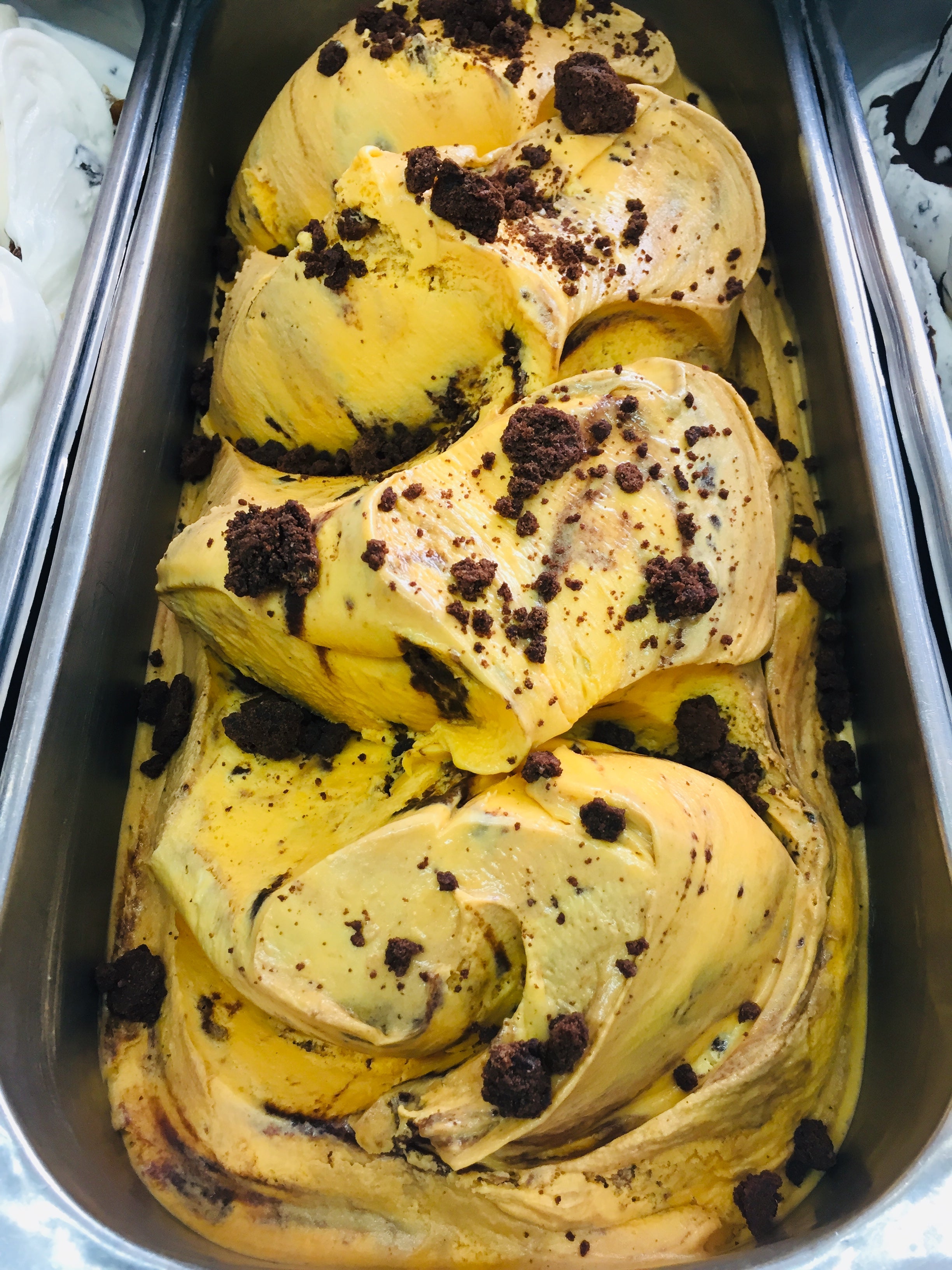 Helado de Lúcuma con Brownie - Ice Cream Factory - Ice Cream Factory Peru